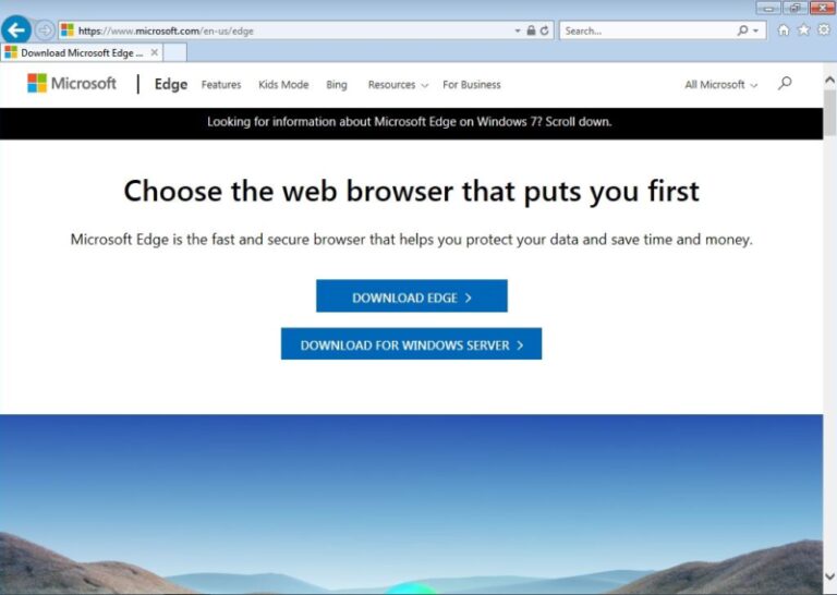 Windows 7 PC: Microsoft Edge manual installation procedure | Shima ...